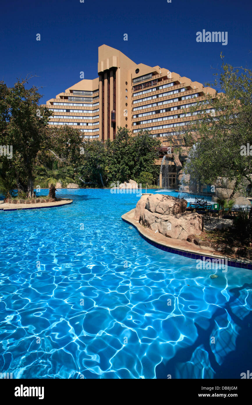 swimming pool at The Cascades, Sun City, South Africa Stock Photo - Alamy