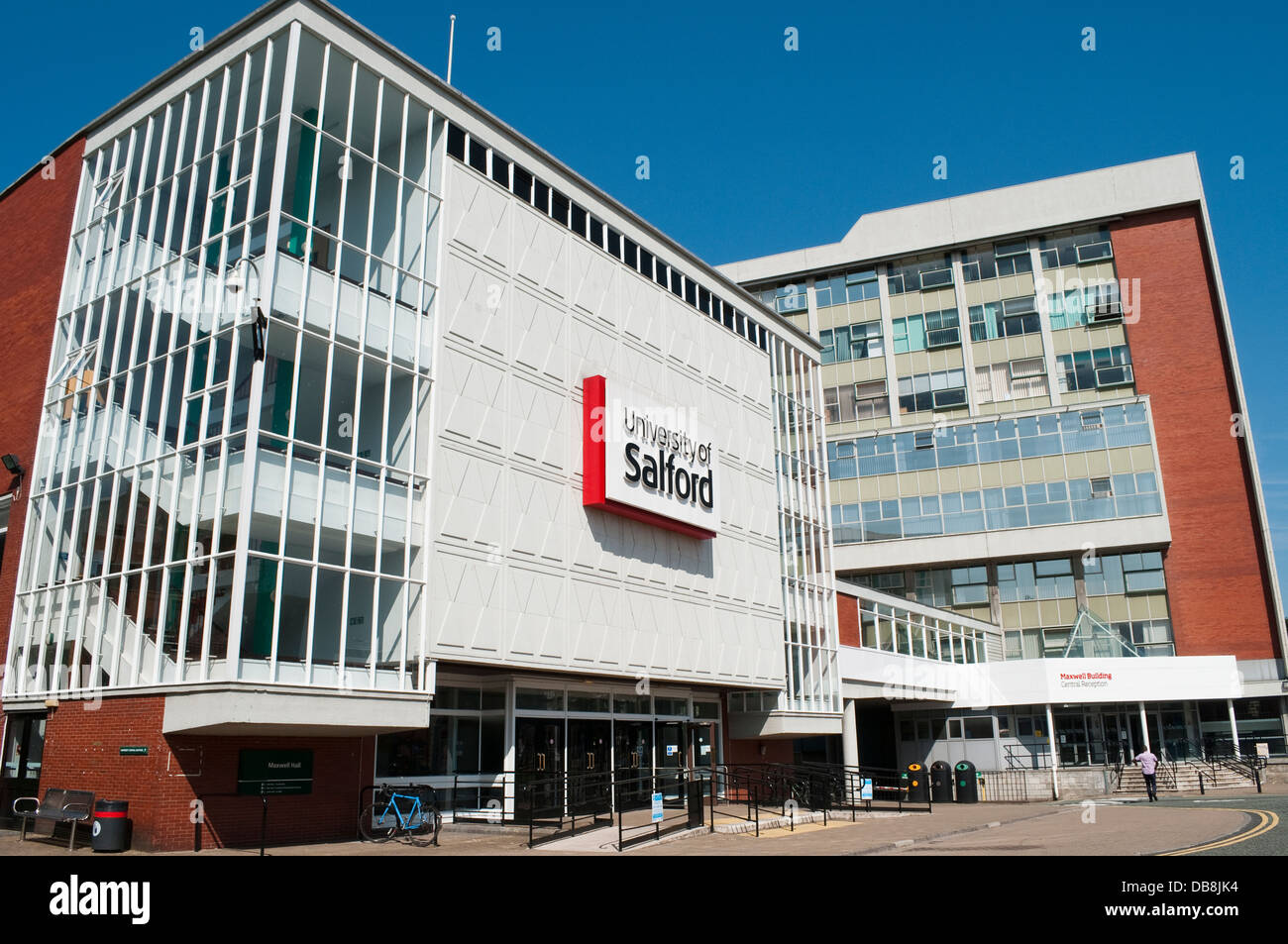 Maxwell Hall, University of Salford, Greater Manchester, UK Stock Photo ...