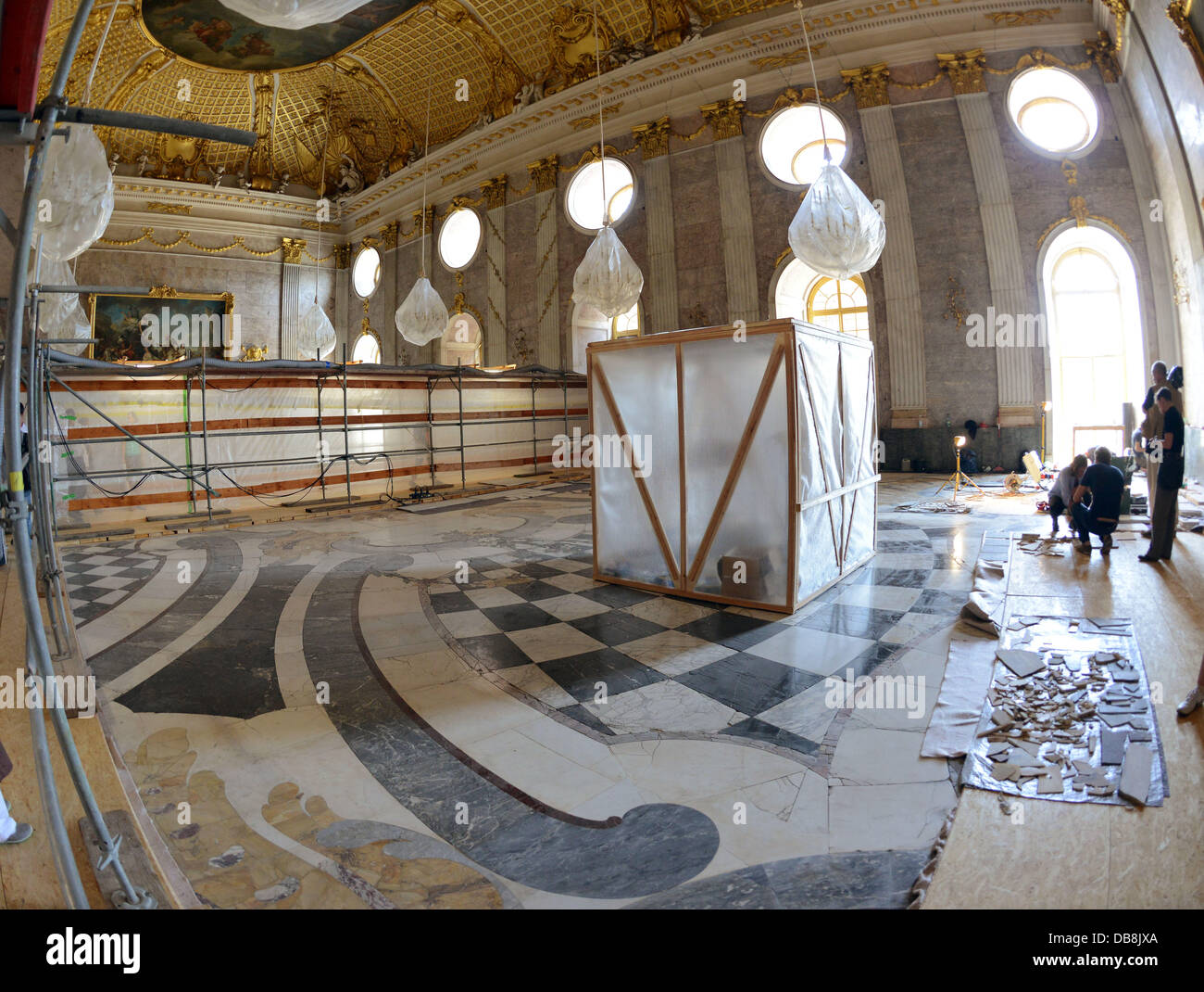 Schloss sanssouci marble hall hi-res stock photography and images - Alamy
