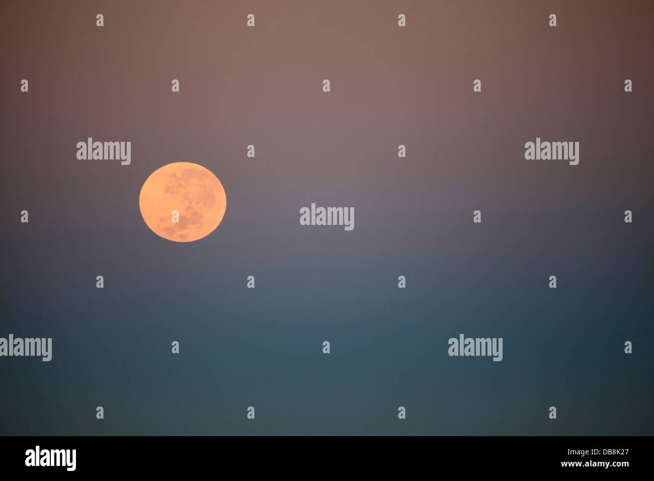 full moon over Cape Town Stock Photo - Alamy