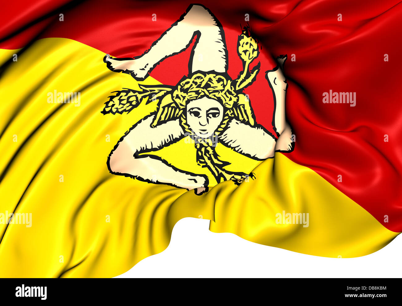 Sicily flag hi-res stock photography and images - Alamy