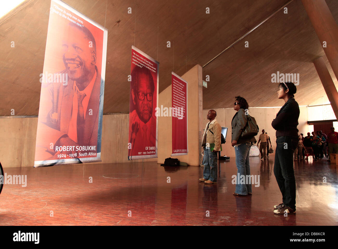freedom fighters posters at Freedom Park in Pretoria, Tshwane Stock ...