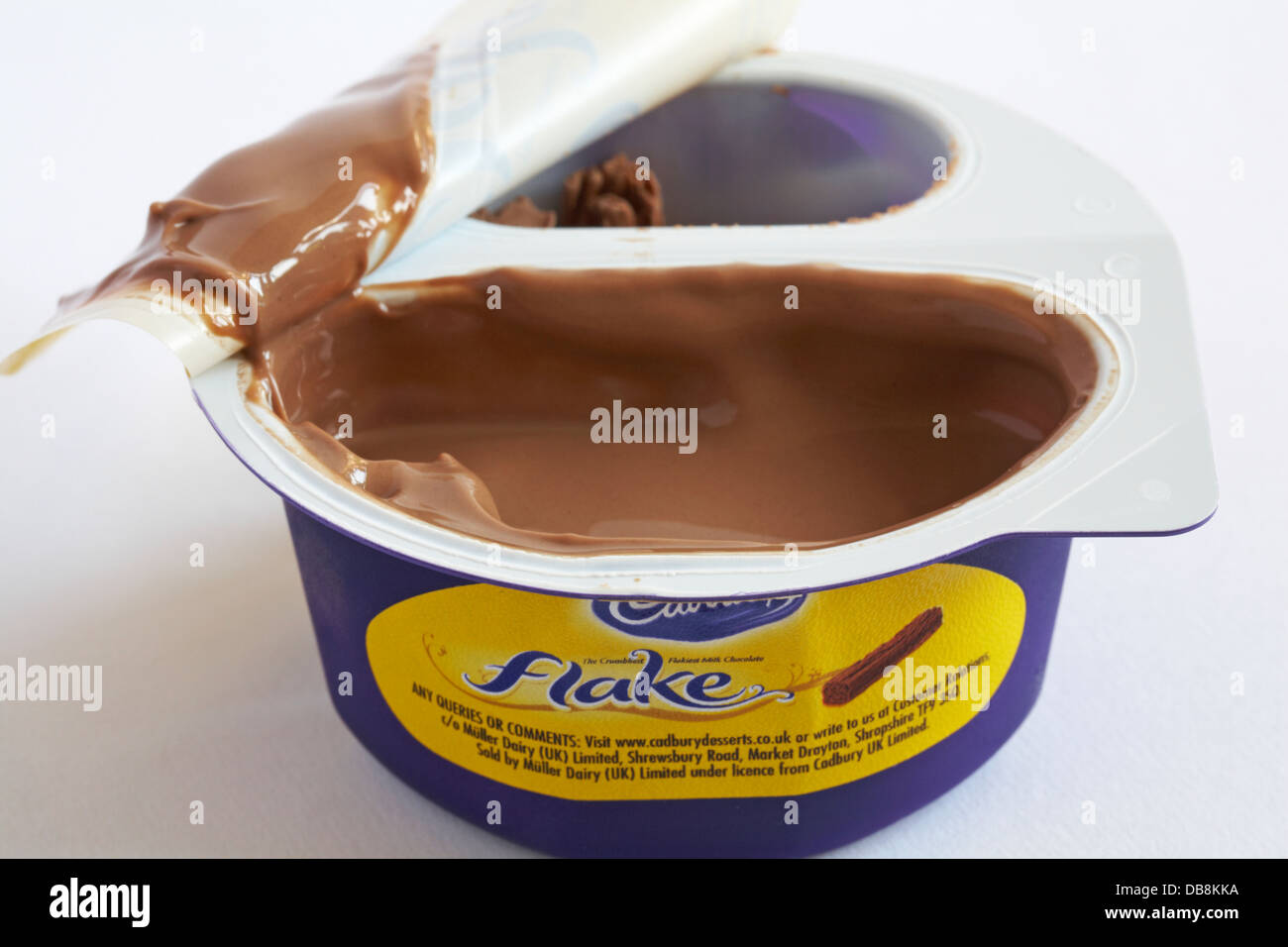 pot of Cadbury Flake a milk chocolate dessert with milk chocolate ... pot of Cadbury Flake a milk chocolate dessert with milk chocolate ...