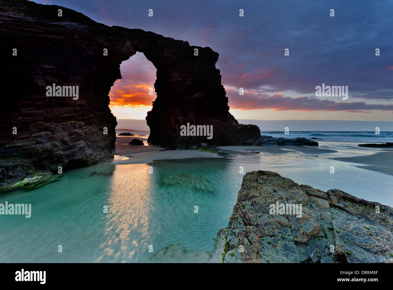 "The Cathedrals" beach.Lugo,Galicia,Spain Stock Photo - Alamy