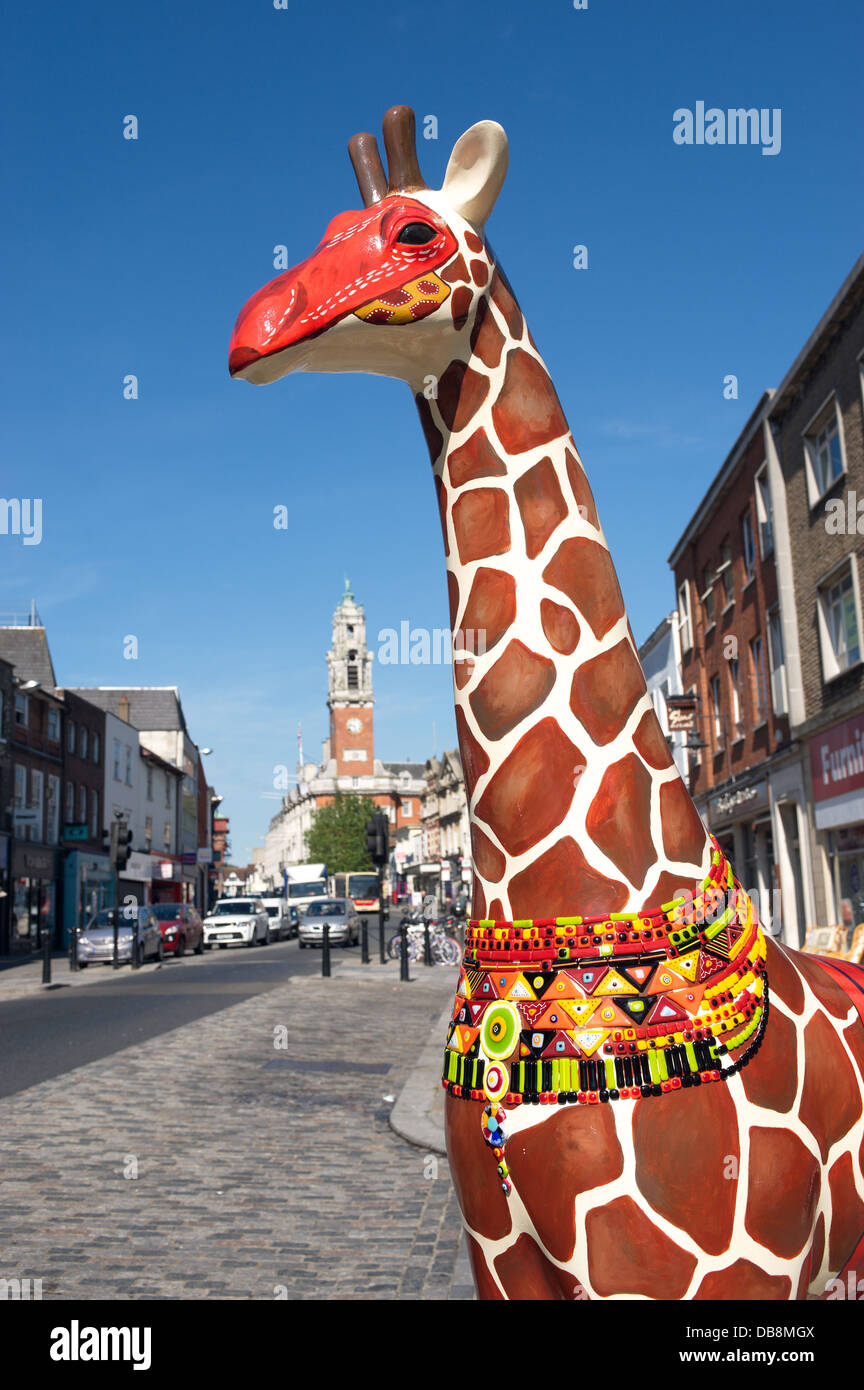Stand Tall for Giraffes, marketing device for Colchester Zoo Stock ...
