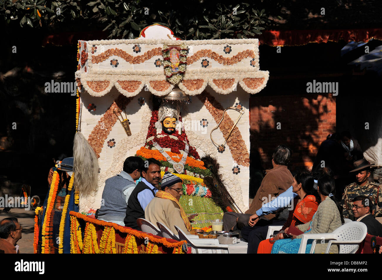 religious ceremony procession, Kathmandu, Nepal Stock Photo - Alamy