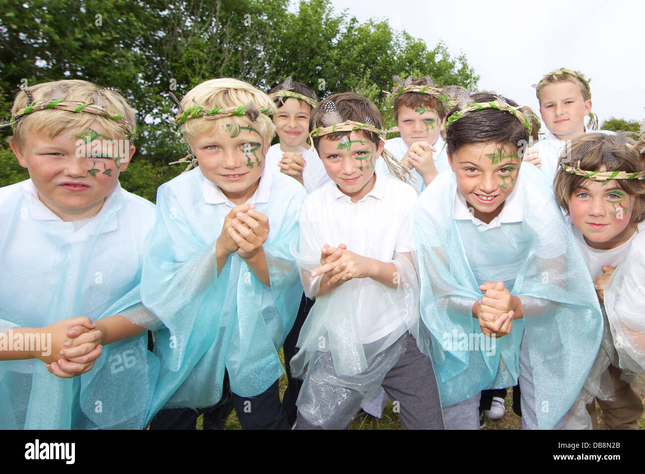 Children perform A MIdsummer Night's Dream for their parents at the ...