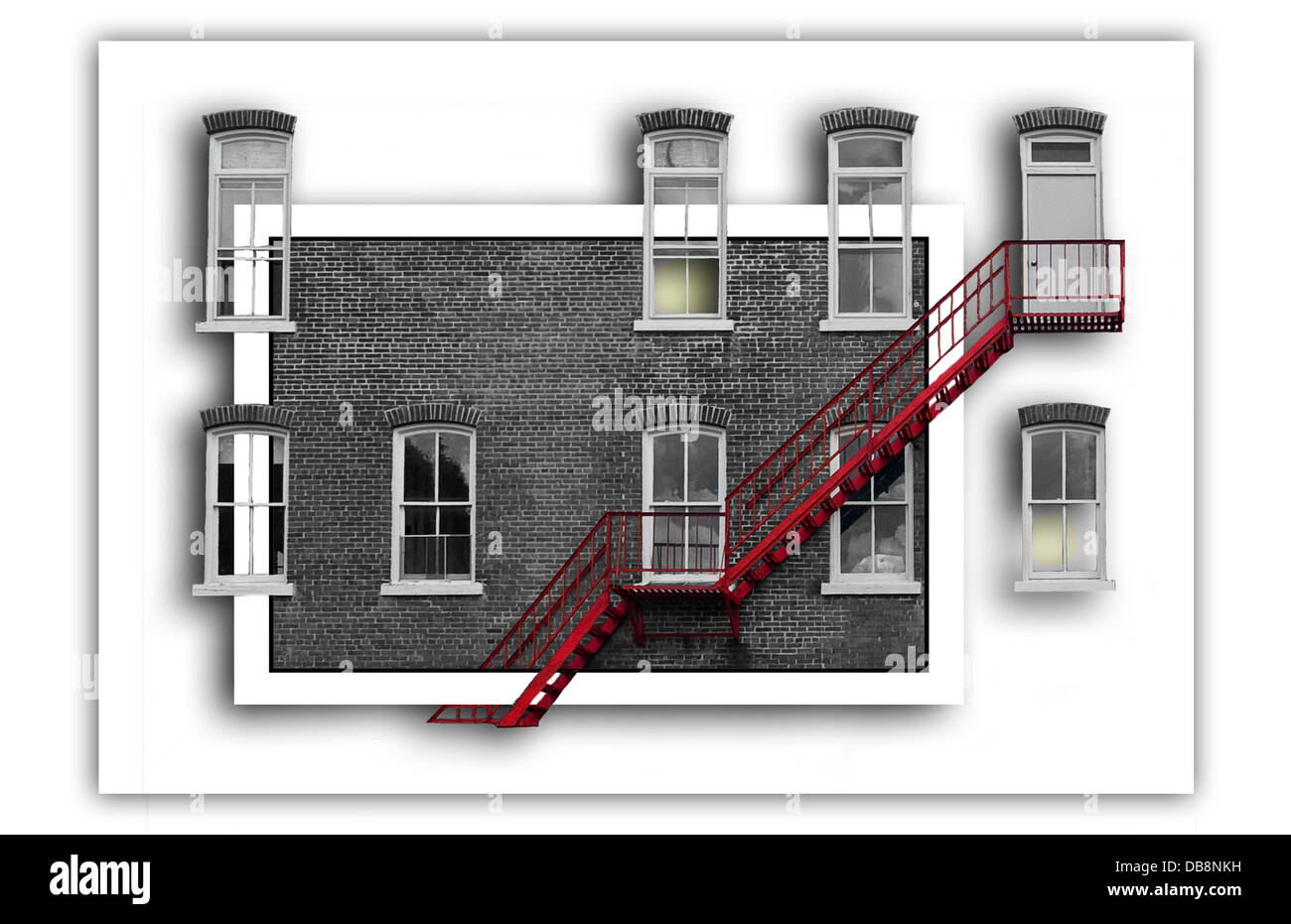 Stark landscape Cut Out Stock Images & Pictures - Alamy