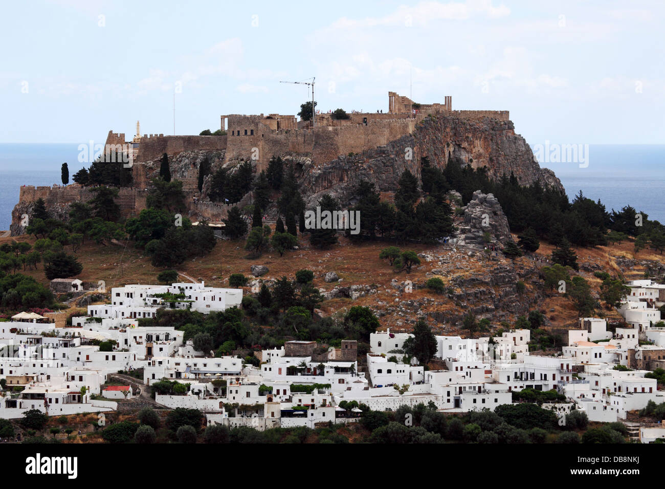 The Acropolis of Lindos, Rhodes, Greece Stock Photo - Alamy