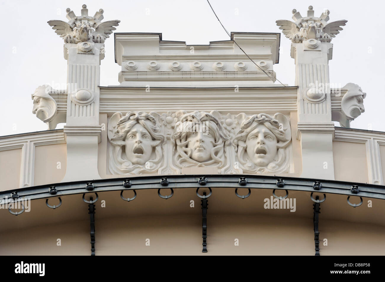 Art Nouveau building at Alberta Iela 4 built by Michail Eisenstein in ...