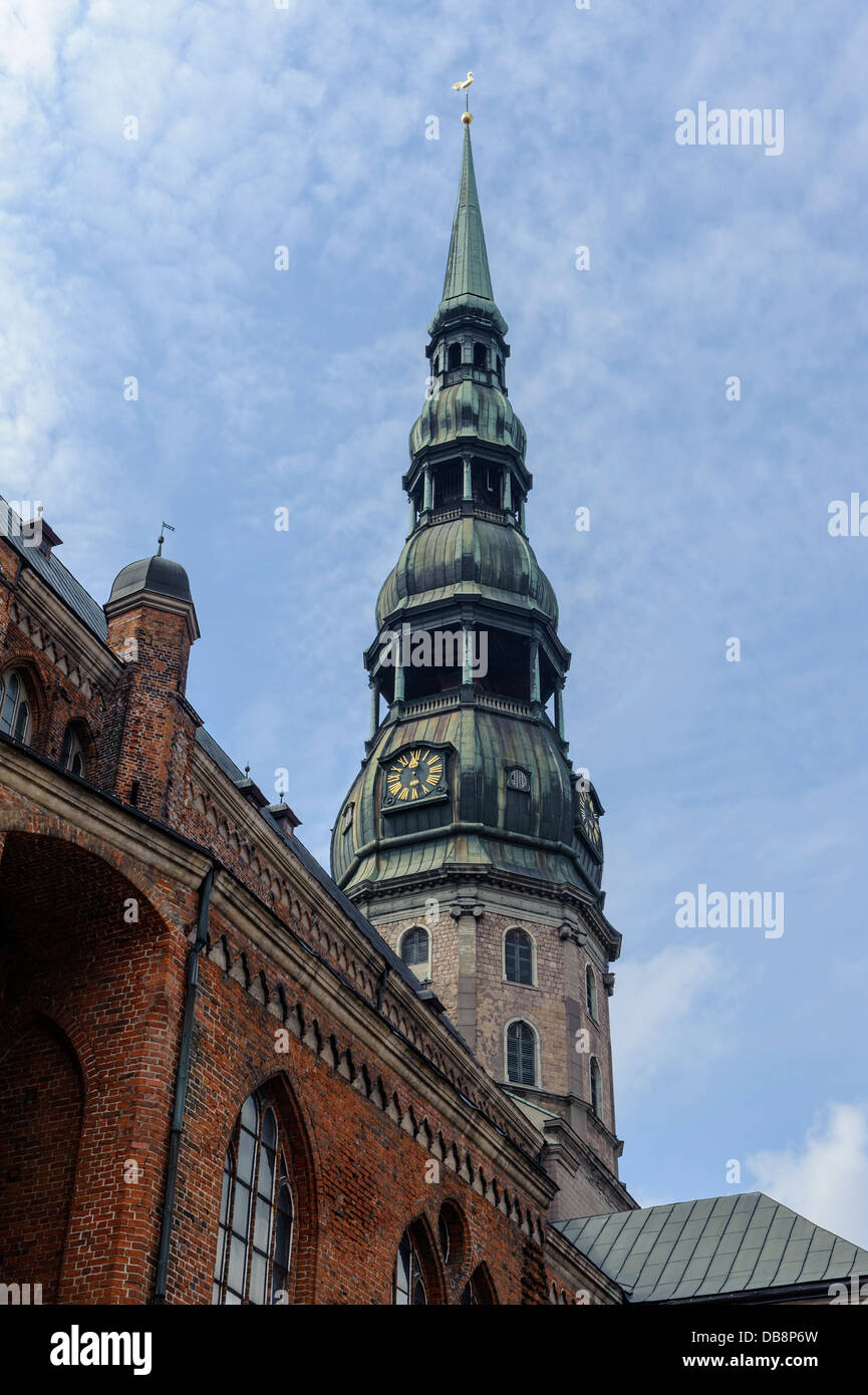 Sv. Petera baznica (St.Peter) in Riga, Latvia, Europe, UNESCO World ...