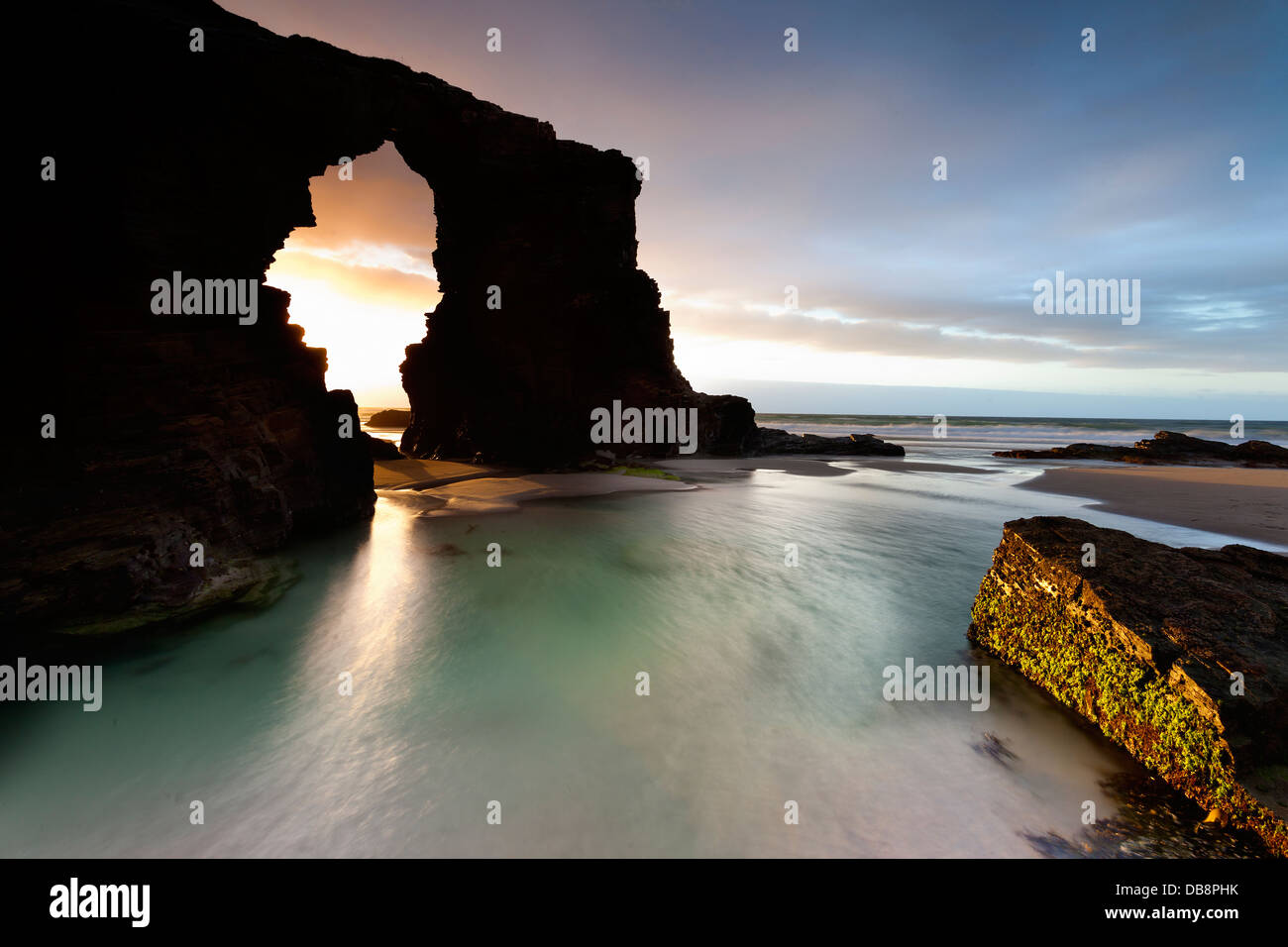 "The Cathedrals" beach.Lugo,Galicia,Spain Stock Photo - Alamy