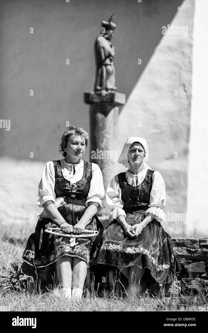 Woman church front Black and White Stock Photos & Images - Alamy