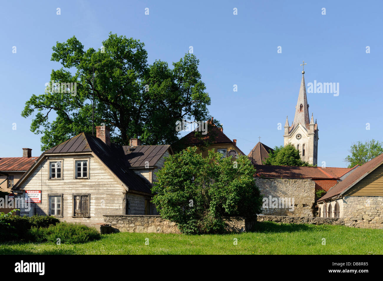 Sv.Jana baznica , church built 1281 in Cesis, Latvia, Europe Stock ...