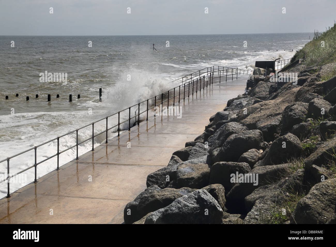 overstrand on the norfolk coast Stock Photo - Alamy