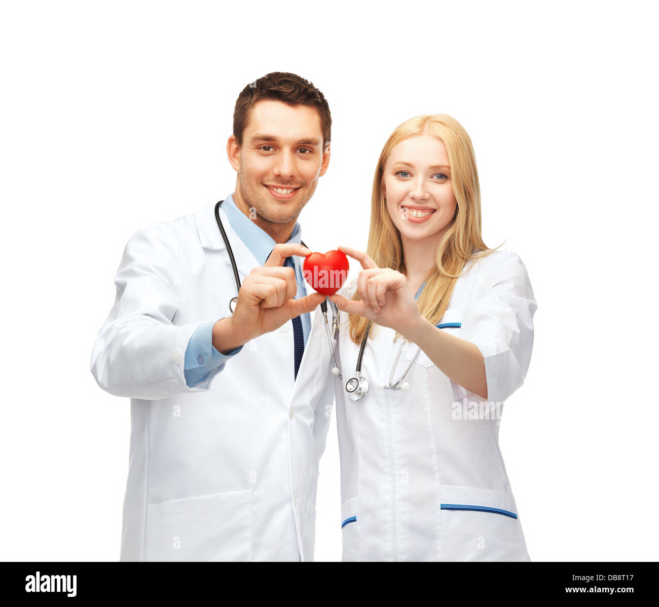 doctors cardiologists with heart Stock Photo - Alamy