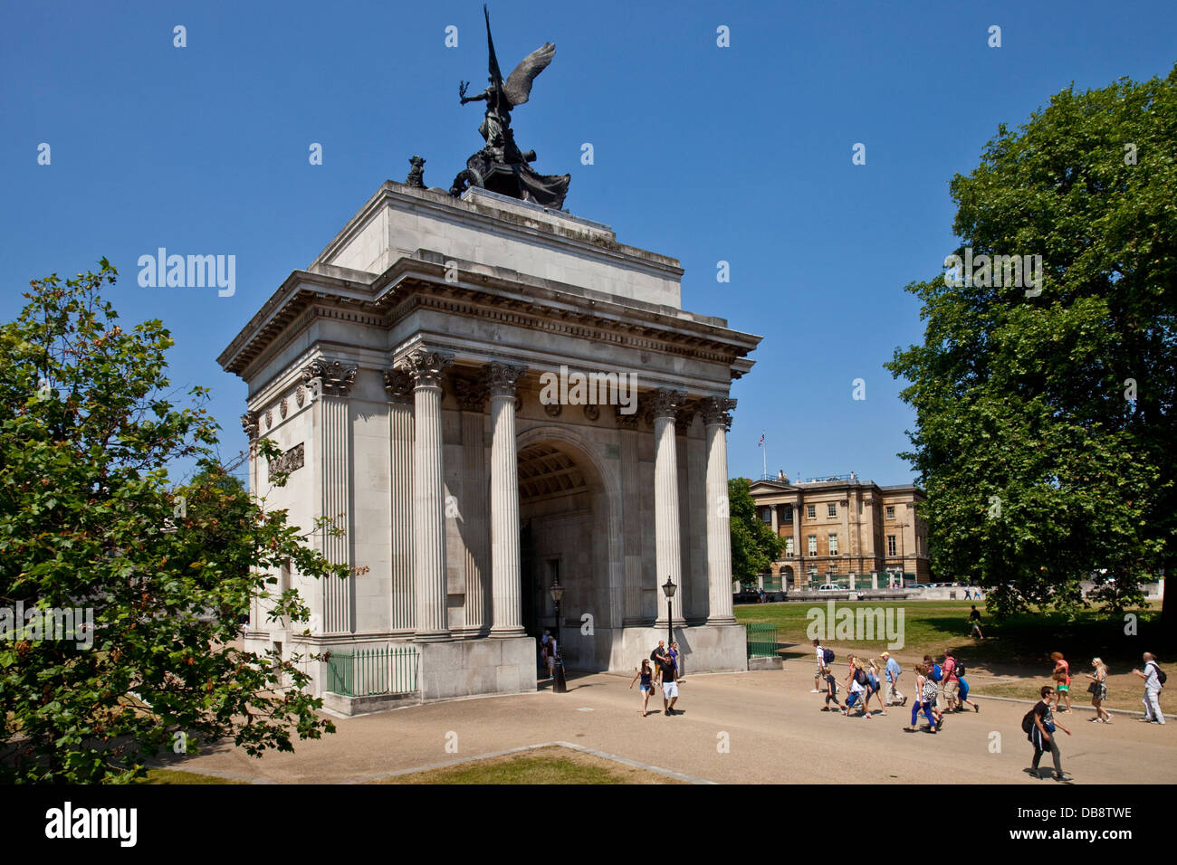 Wellington Arch (aka Constitution Arch) London, England Stock Photo - Alamy