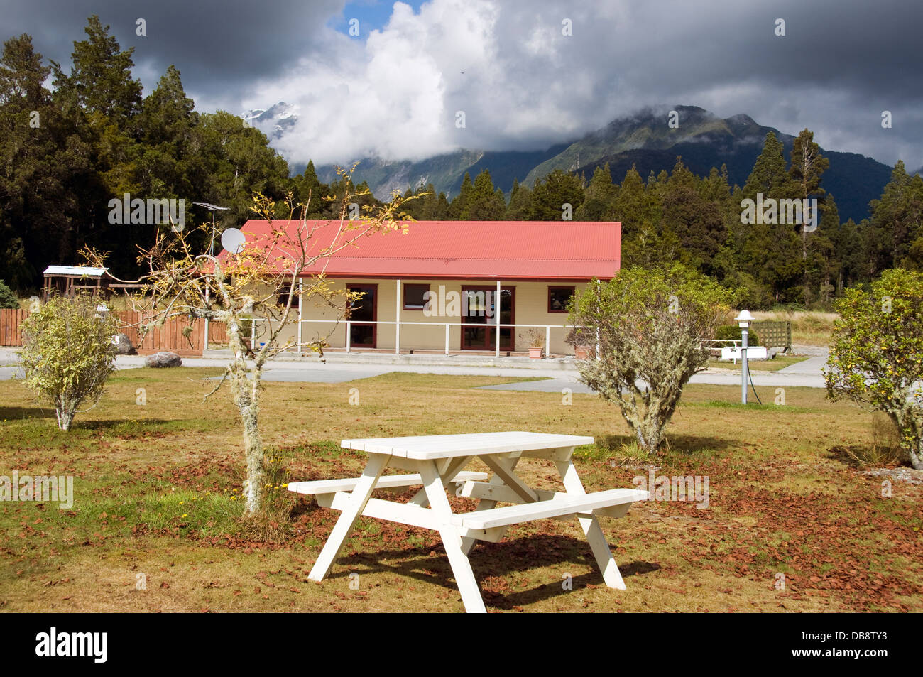 Resting area New Zealand Stock Photo - Alamy