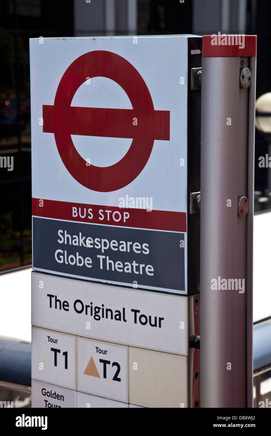 London bus stop signs hi-res stock photography and images - Alamy