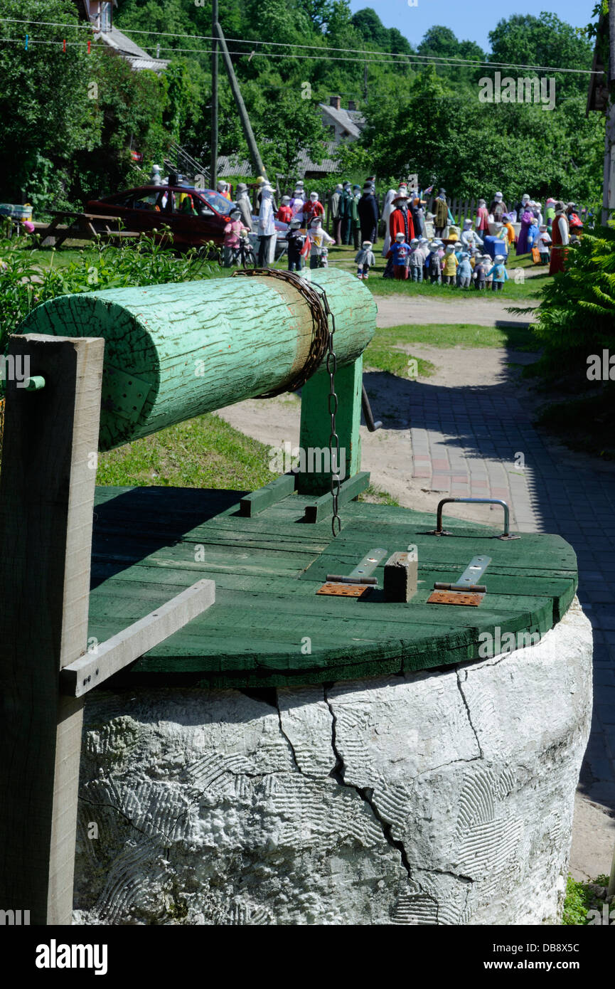 draw well in Sabile, Latvia, Europe Stock Photo - Alamy