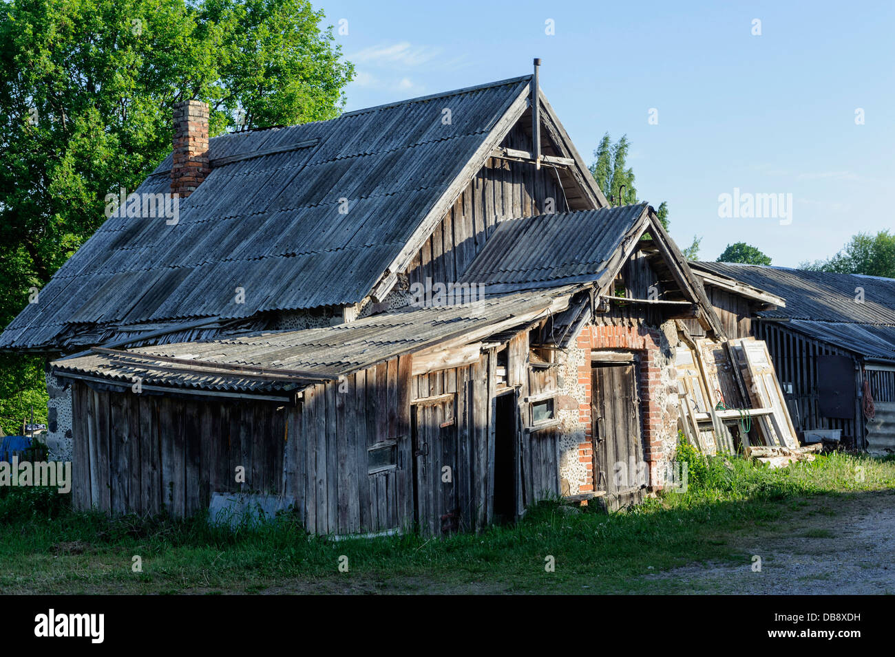 Shack in Kolka, Latvia, Europe Stock Photo - Alamy