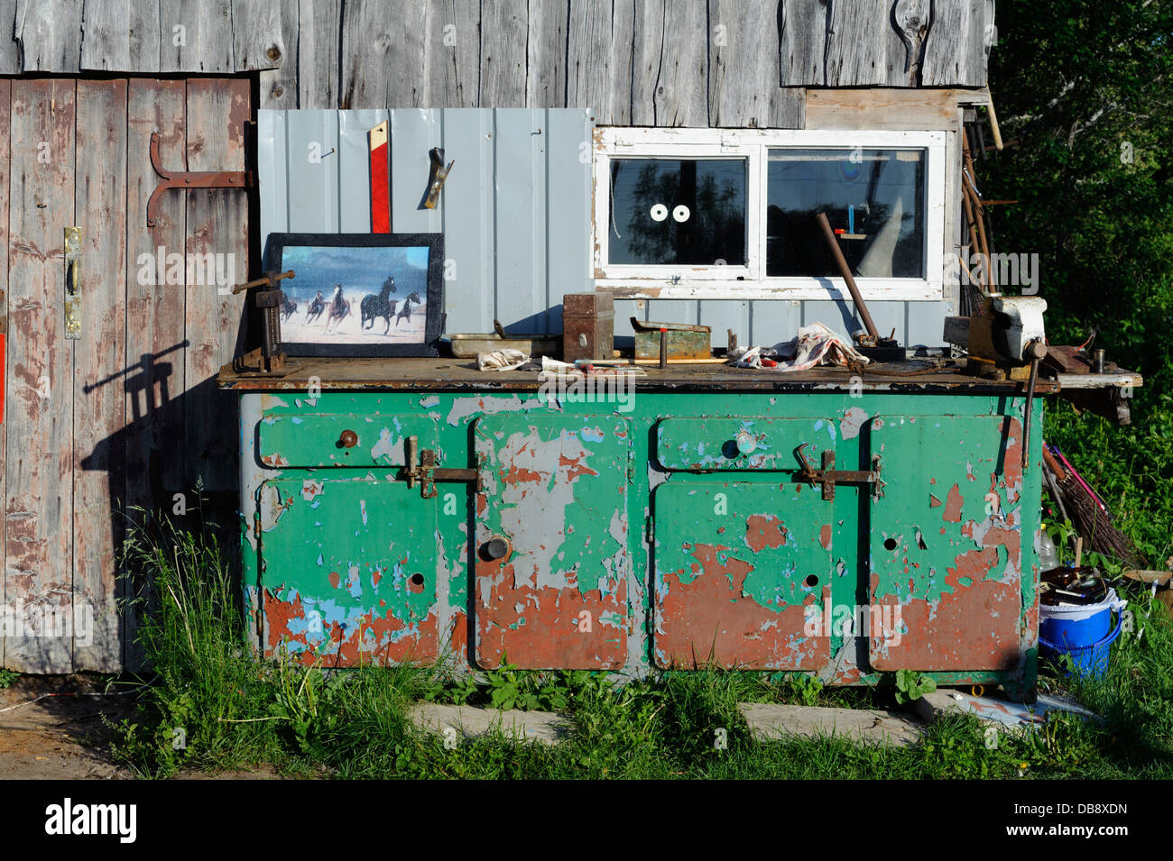 Shack in Kolka, Latvia, Europe Stock Photo - Alamy