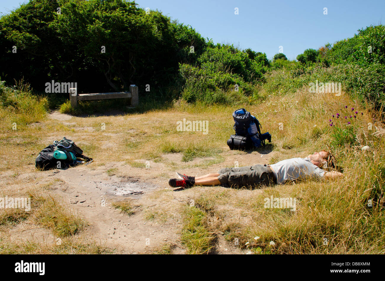 Summer holiday in Dorset Stock Photo - Alamy