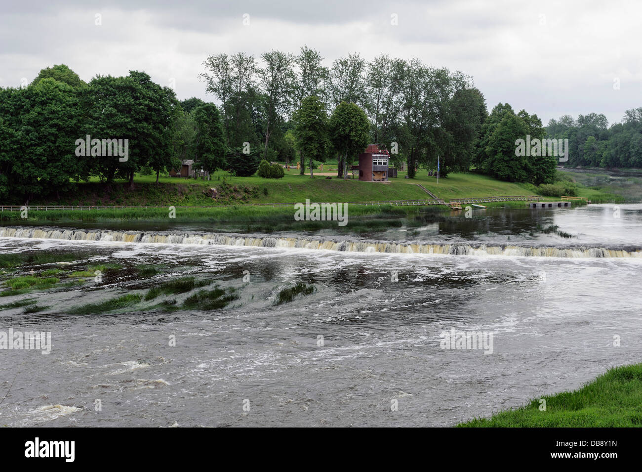 Ventas rumba-(Rapid of river Venta) in Kuldiga, Latvia, Europe Stock ...