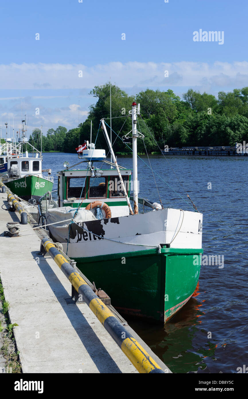 Fishing boat in port of Pavilosta, Latvia, Europe Stock Photo - Alamy