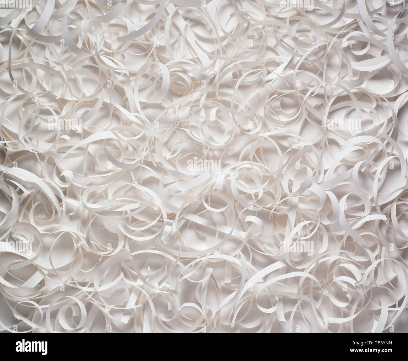 Shredded White Pieces of Paper Stock Photo - Alamy