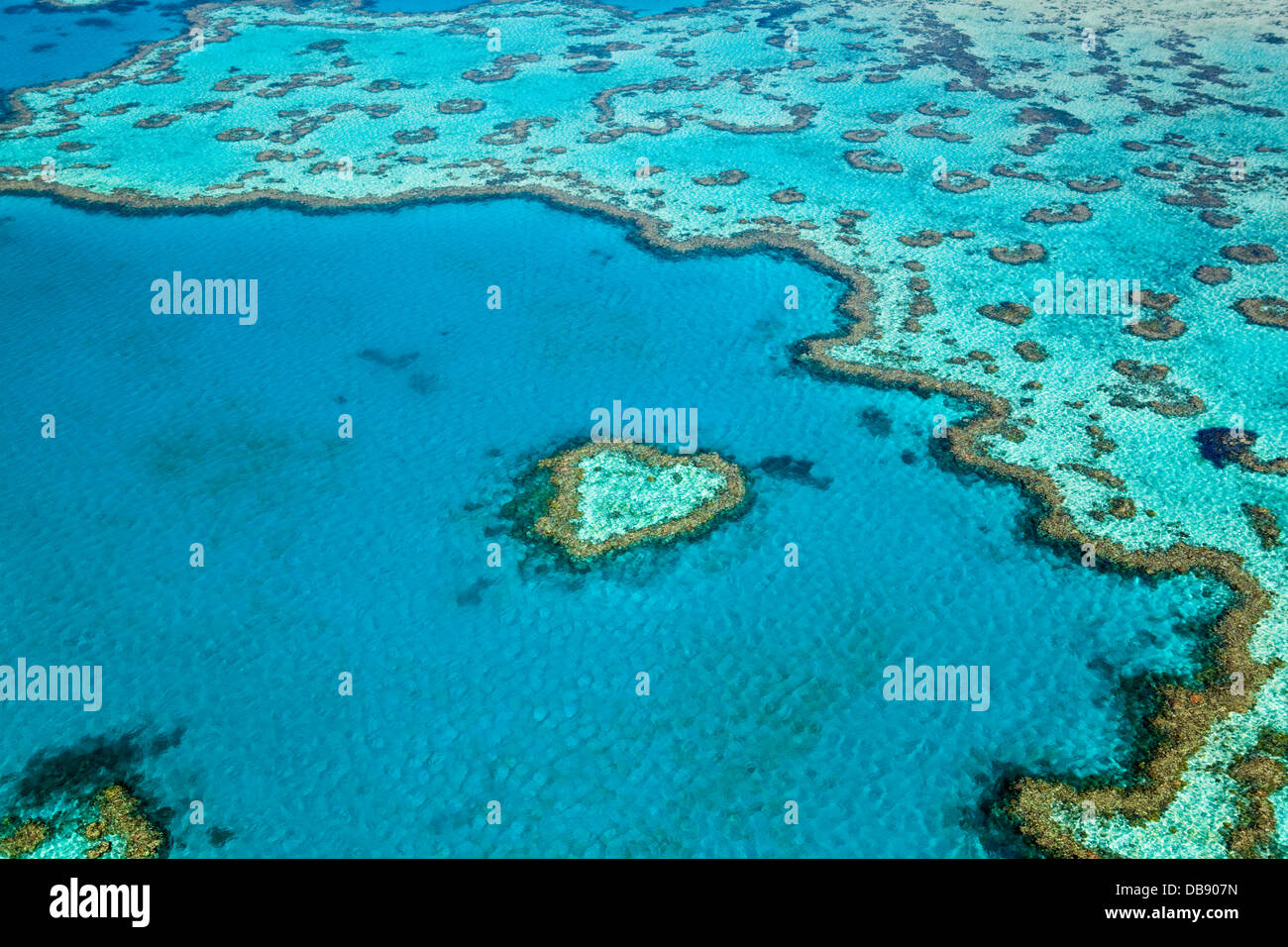 Aerial view heart reef heart shaped hi-res stock photography and images ...