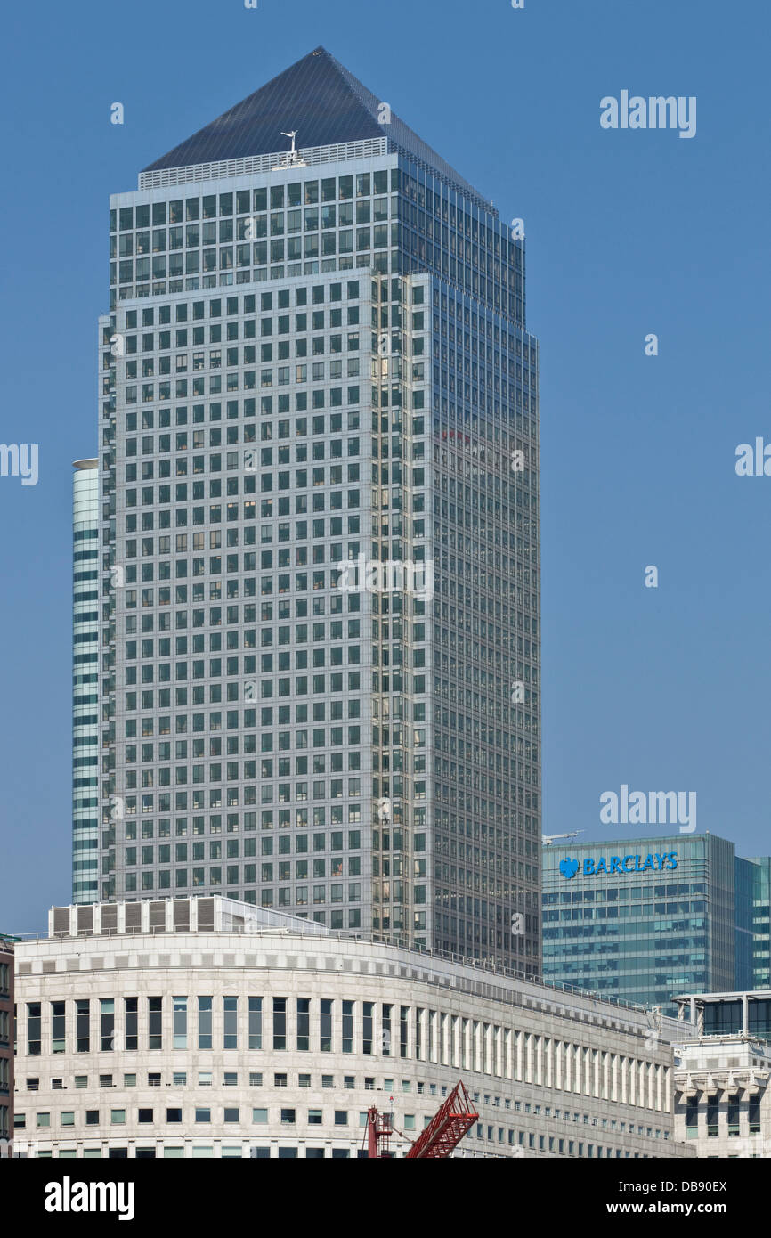 One Canada Square, Canary Wharf, London, England Stock Photo - Alamy