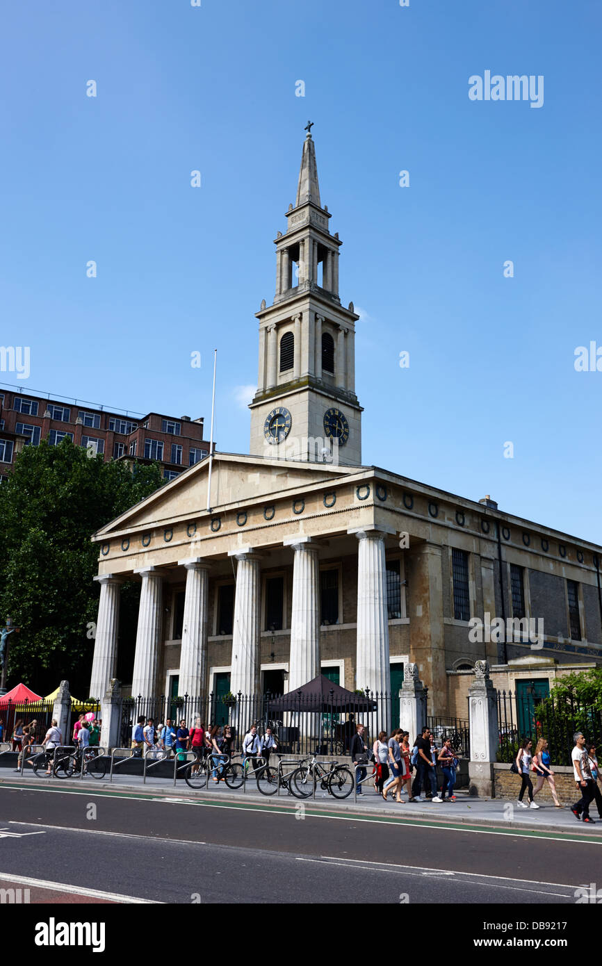 st johns church waterloo London England UK Stock Photo - Alamy