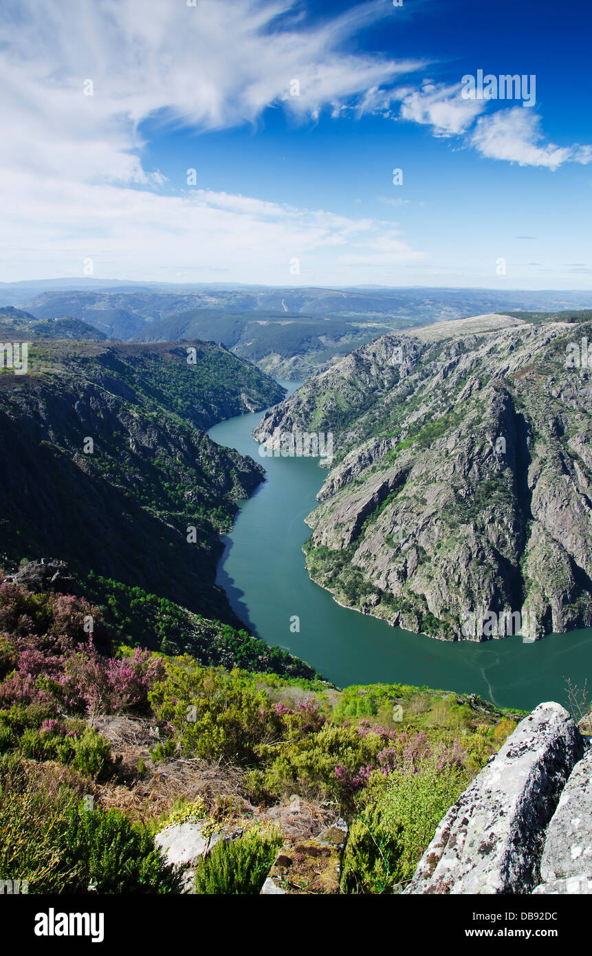 The Sil river canyon in Galicia , Spain Stock Photo - Alamy