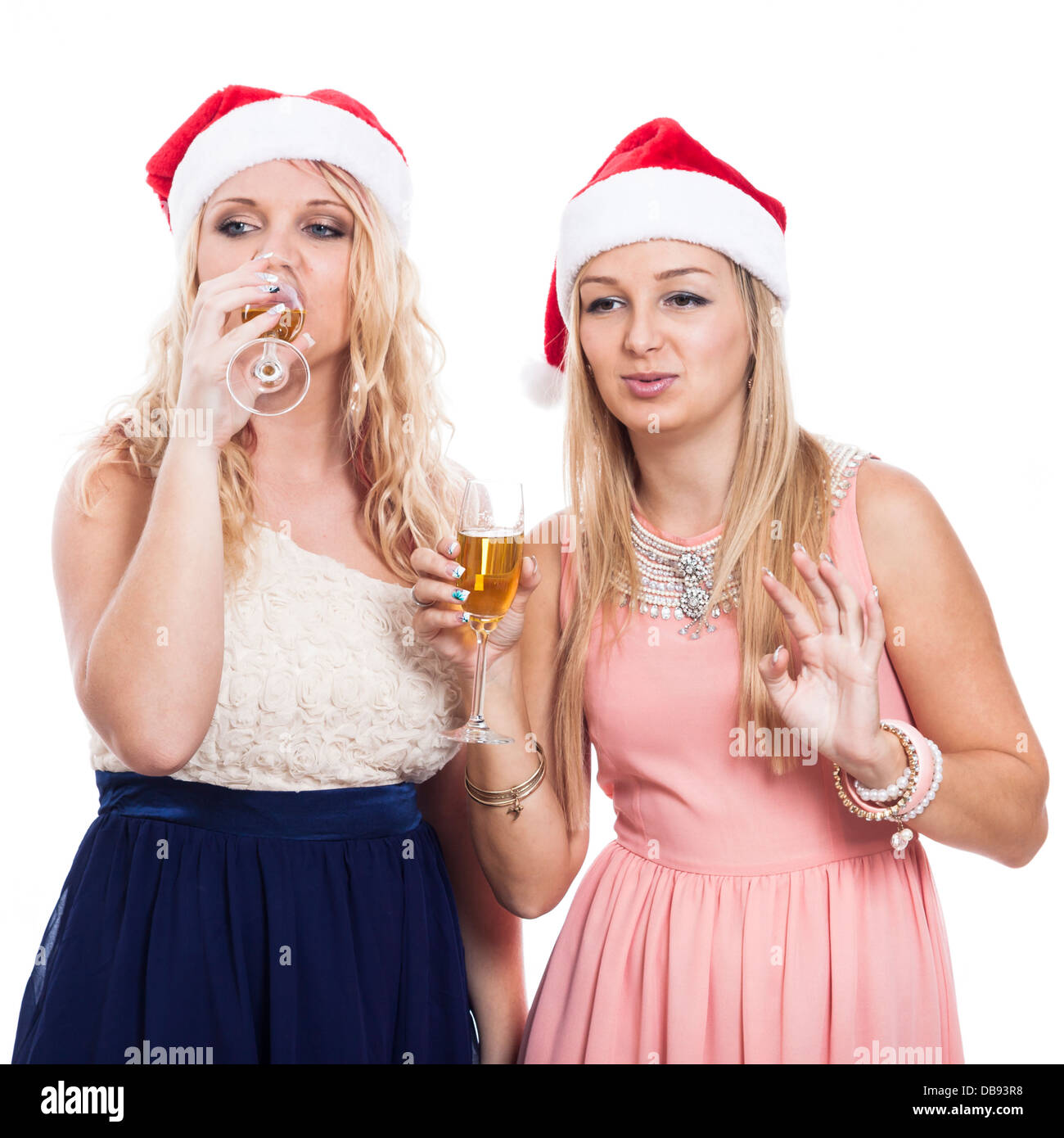 Drunk woman at christmas party hi-res stock photography and images - Alamy