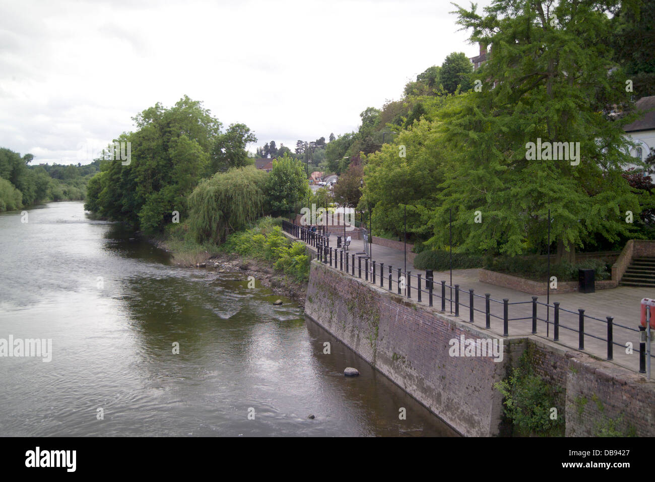 The Iron Bridge crosses the River Severn in Shropshire, England. views ...