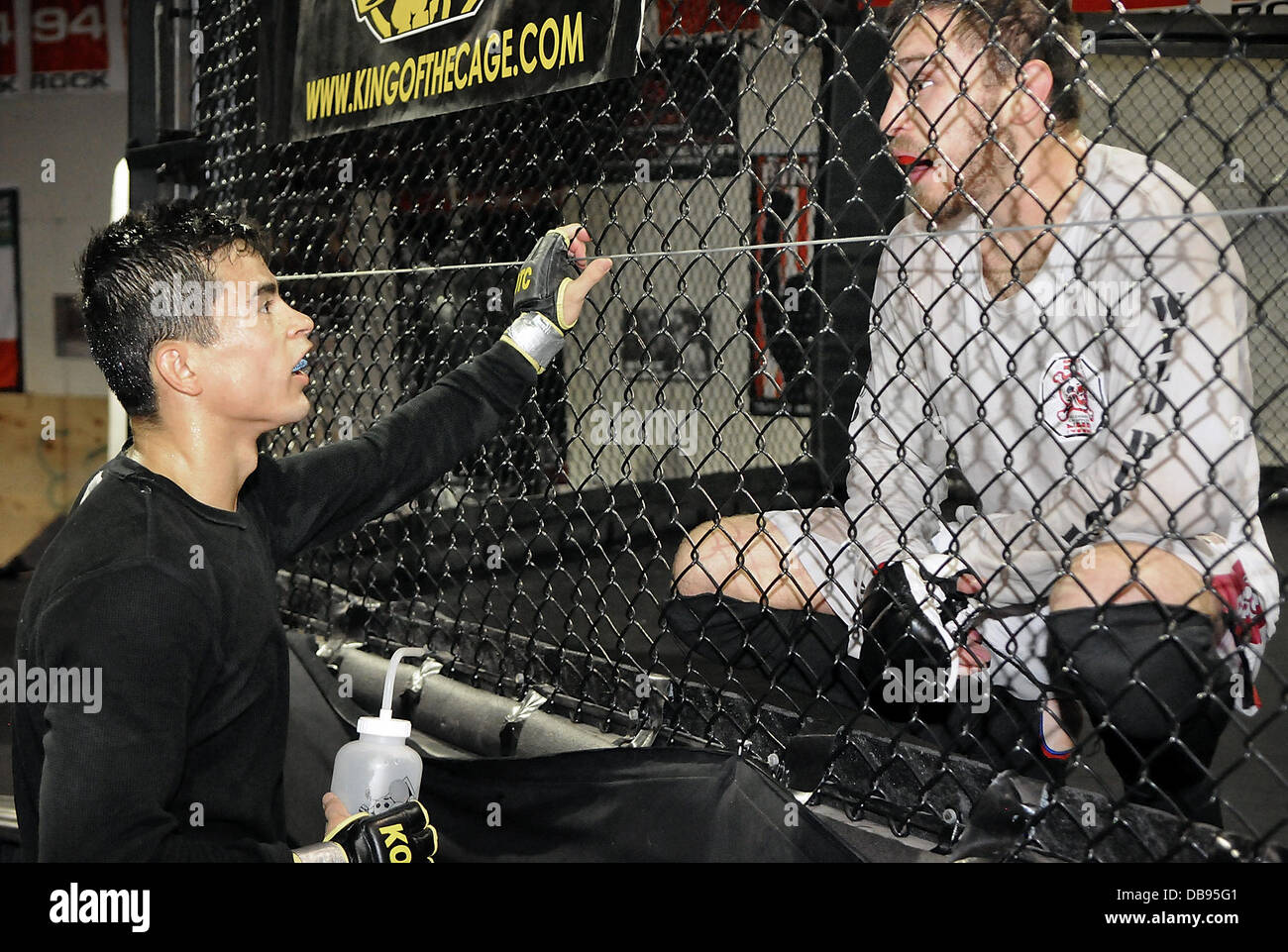 July 25, 2013 - Albuquerque, NM, U.S. - left to right Frank Baca talks ...