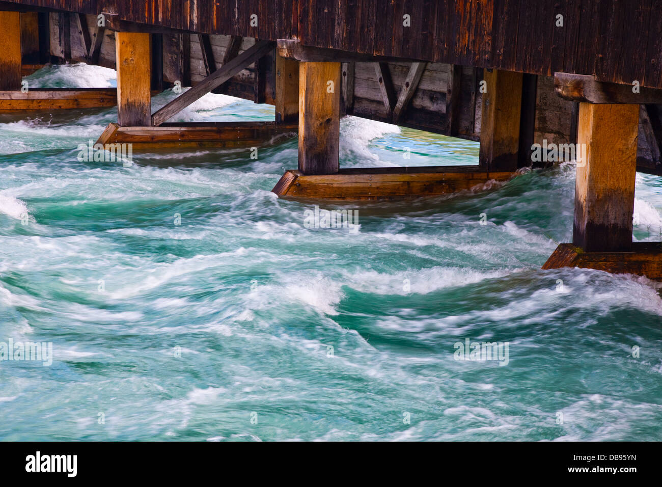 Danger fast flowing river hi-res stock photography and images - Alamy