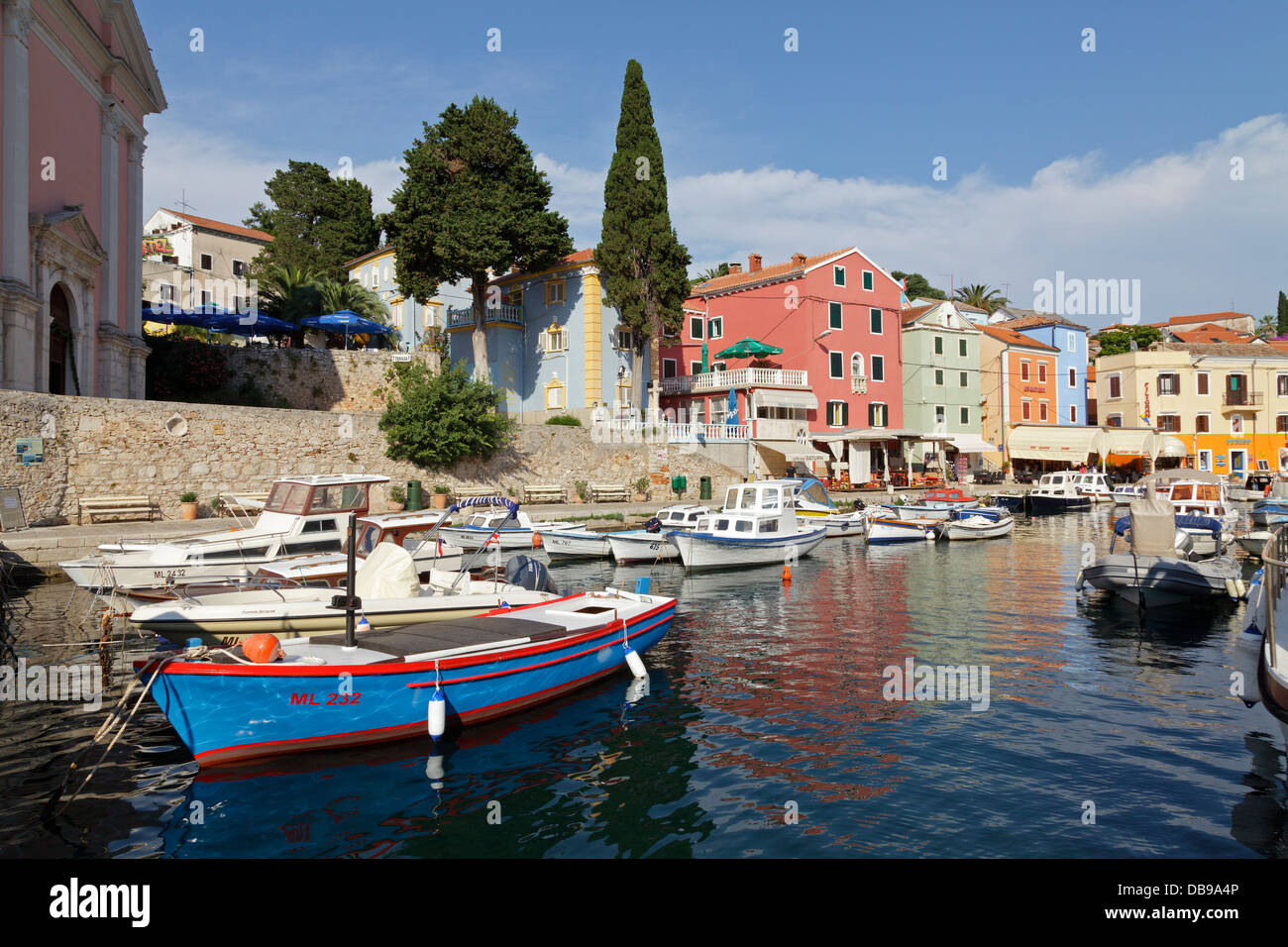 harbour, Veli Losinj, Losinj Island, Kvarner Gulf, Croatia Stock Photo ...