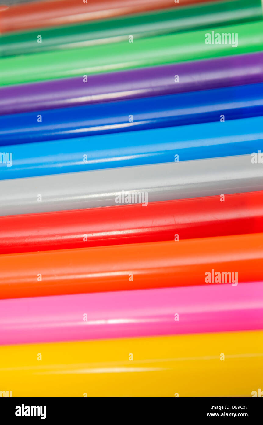colorful background with a pen Stock Photo - Alamy