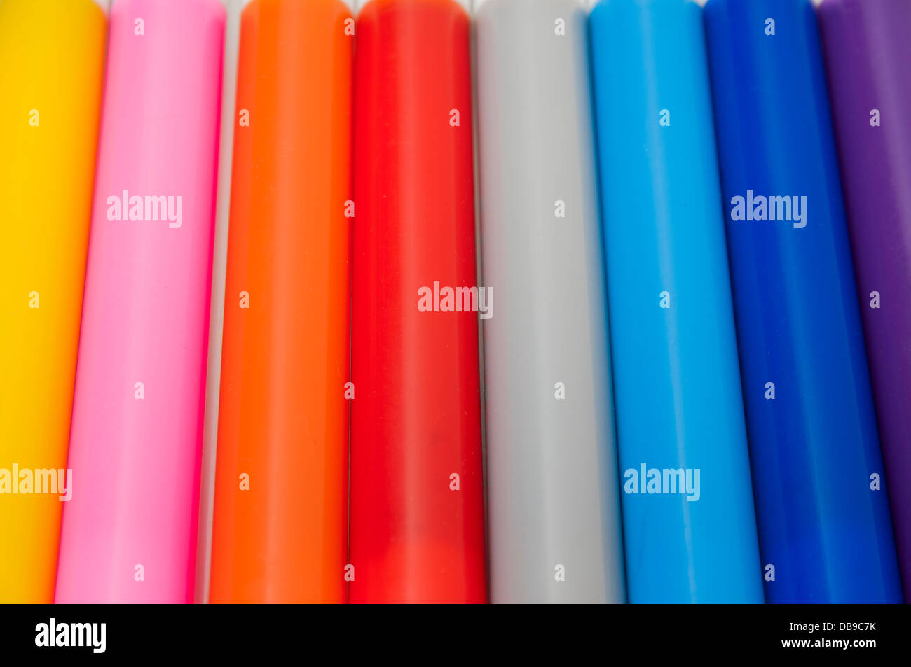 colorful background with a pen Stock Photo - Alamy