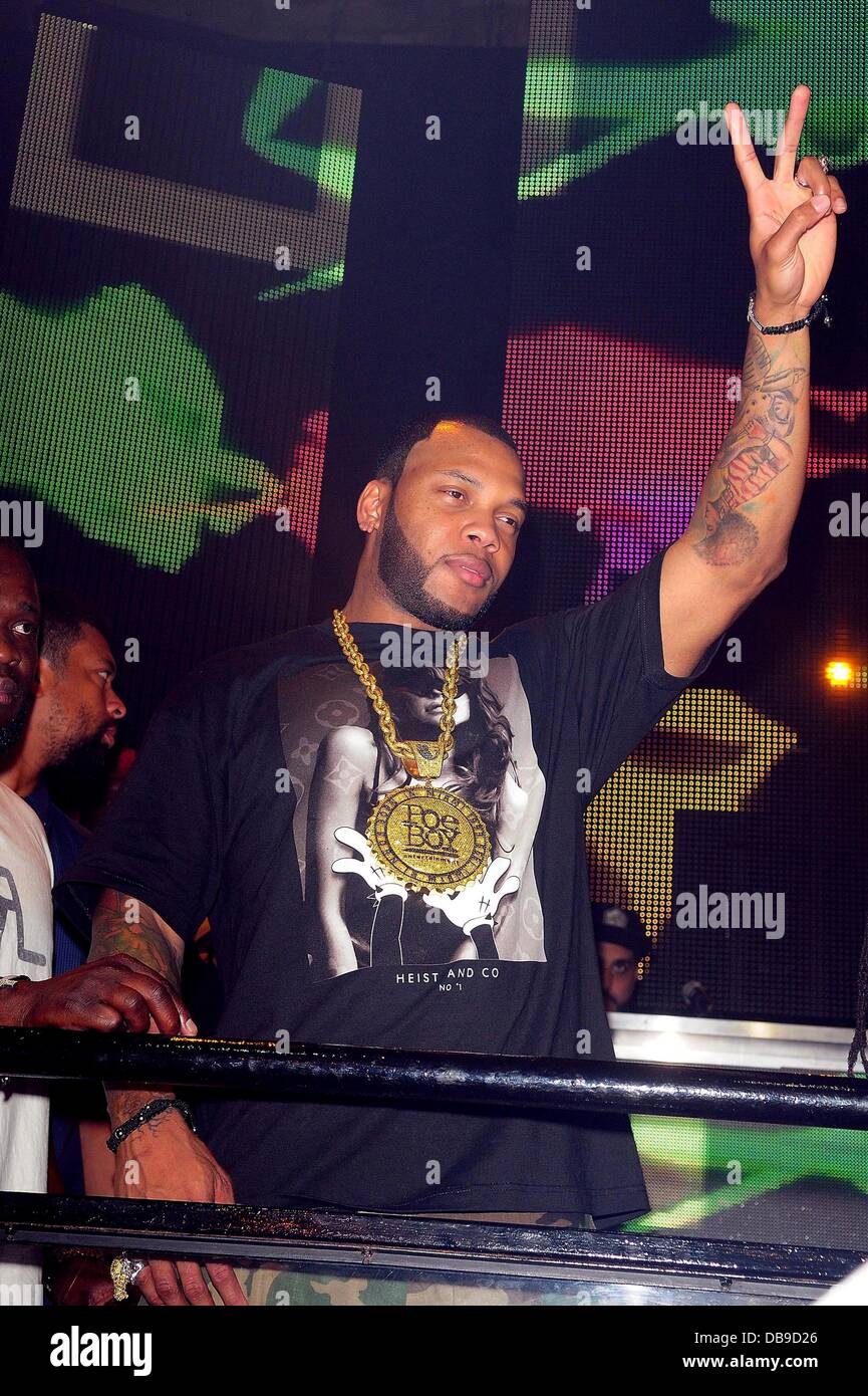 Flo Rida Flo Rida Game 2 after party at Mansion nightclub Miami ...