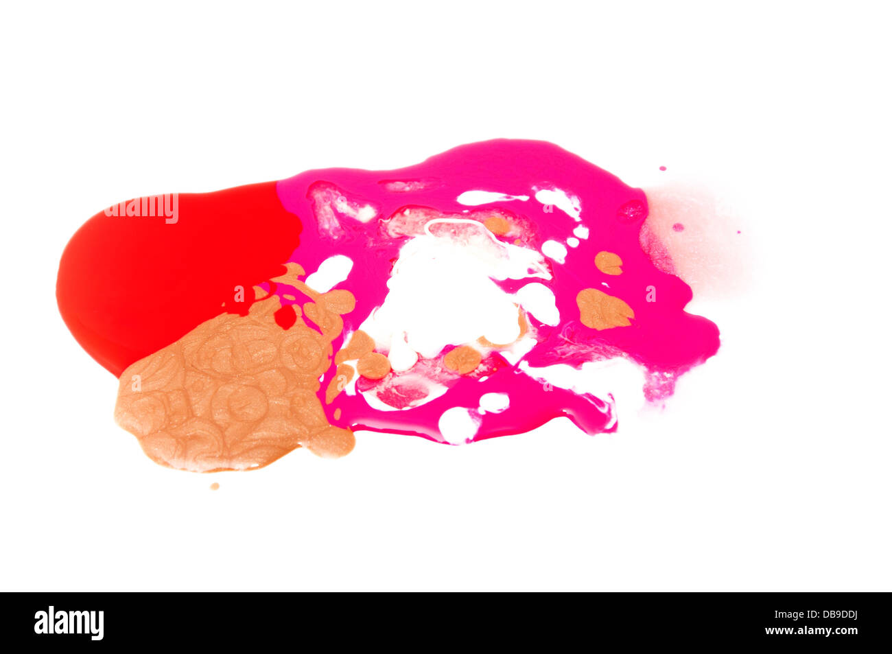 paint colors on a white background Stock Photo - Alamy