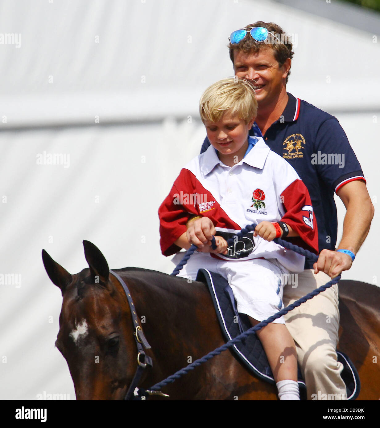 Jack Kidd and his son Jaime MINT Polo In The Park - Day 2 London ...