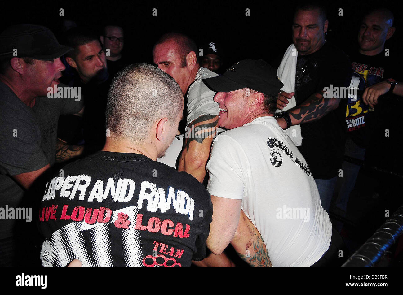 Jeremy Loper and Michael Lohan at the Celebrity Boxing Match featuring ...