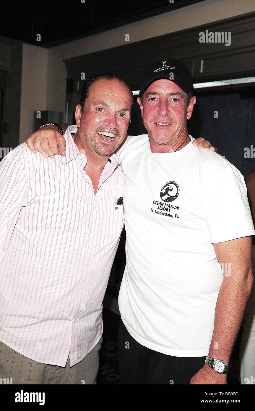 Frank Sorrentino and Michael Lohan at the Celebrity Boxing Match ...