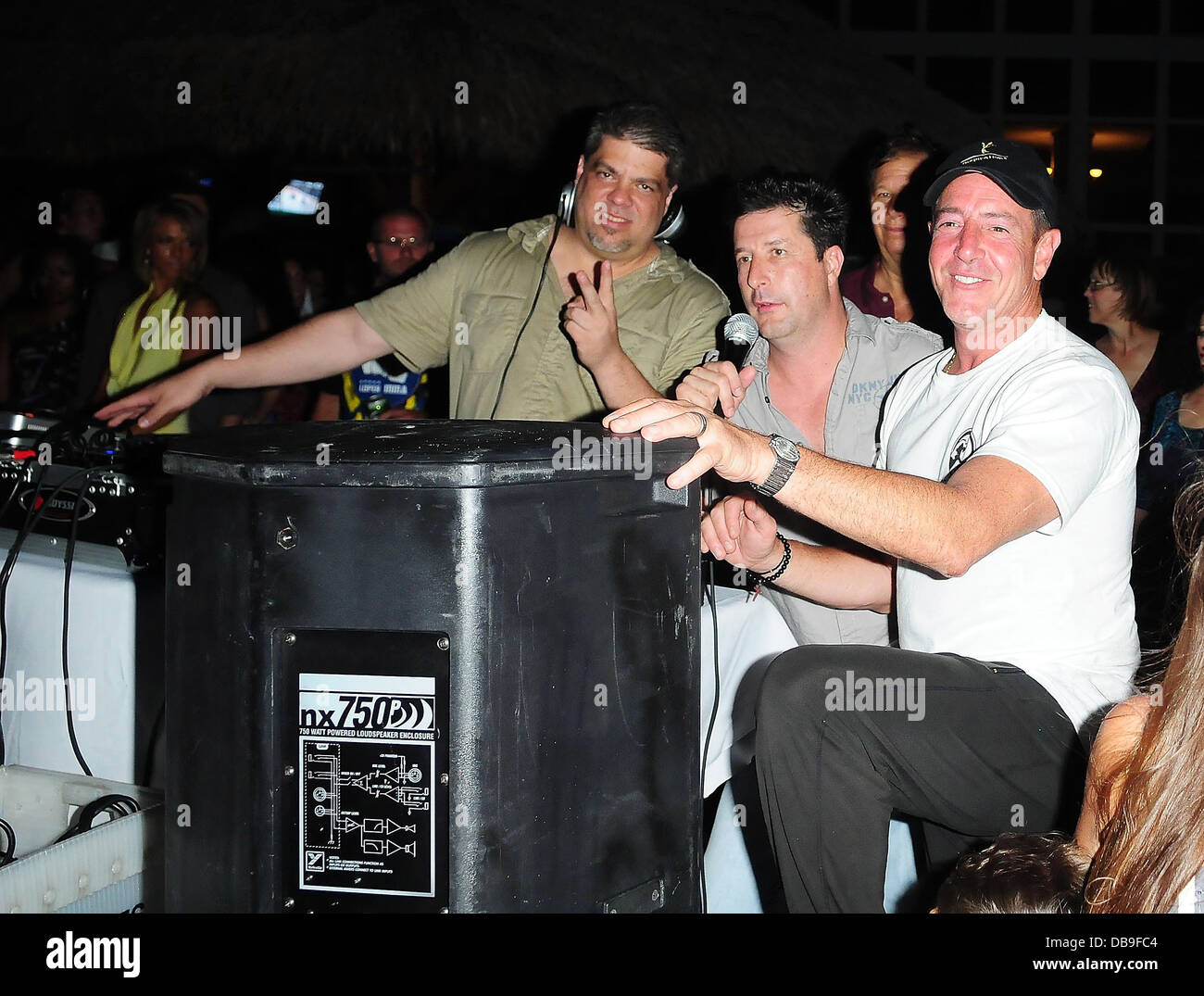 DJ,Frank Talerico and Michael Lohan at the Celebrity Boxing Match ...