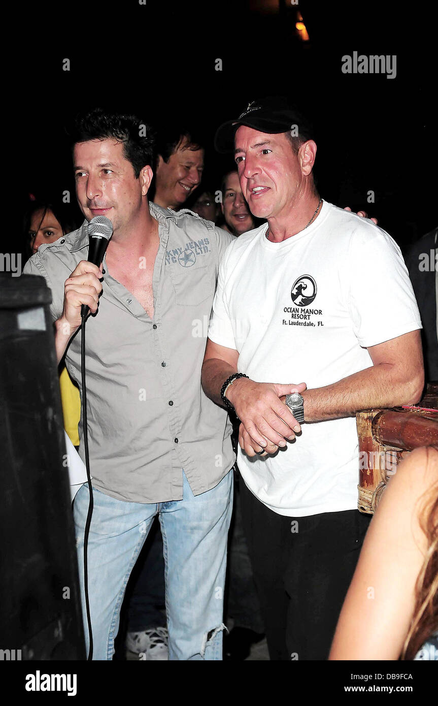 Frank Talerico and Michael Lohan at the Celebrity Boxing Match ...