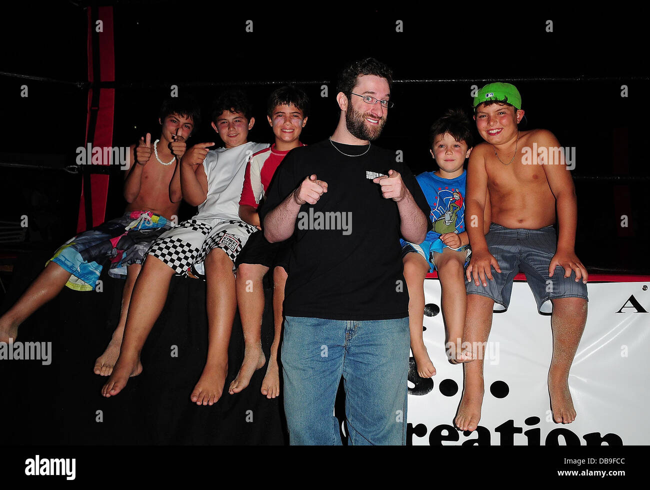 Dustin "Screech" Diamond at the Celebrity Boxing Match featuring ...