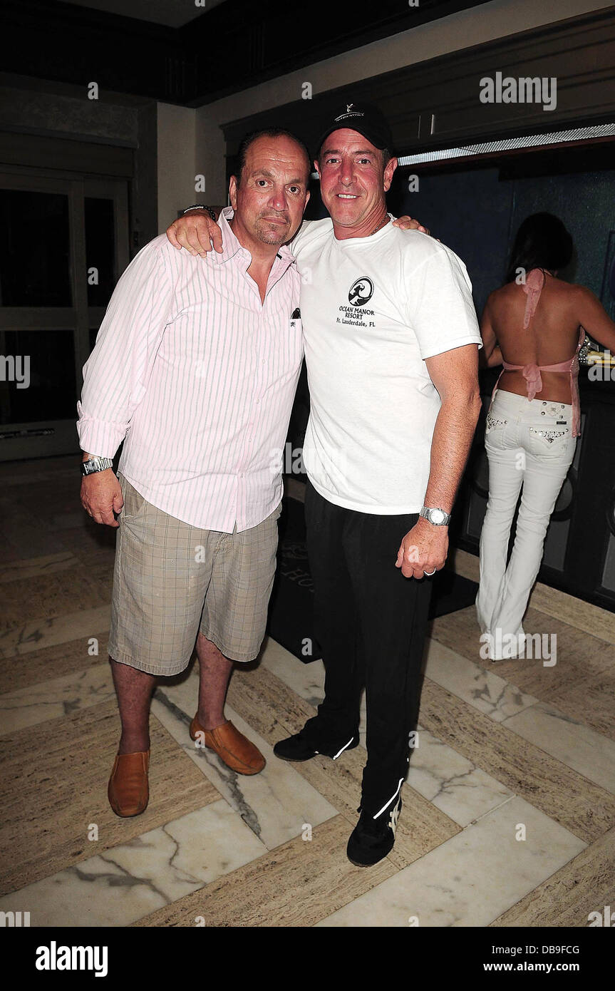 Frank Sorrentino and Michael Lohan at the Celebrity Boxing Match ...